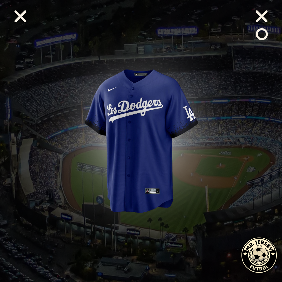 Jersey Dodgers Azul City Connect MLB – MR. JERSEY